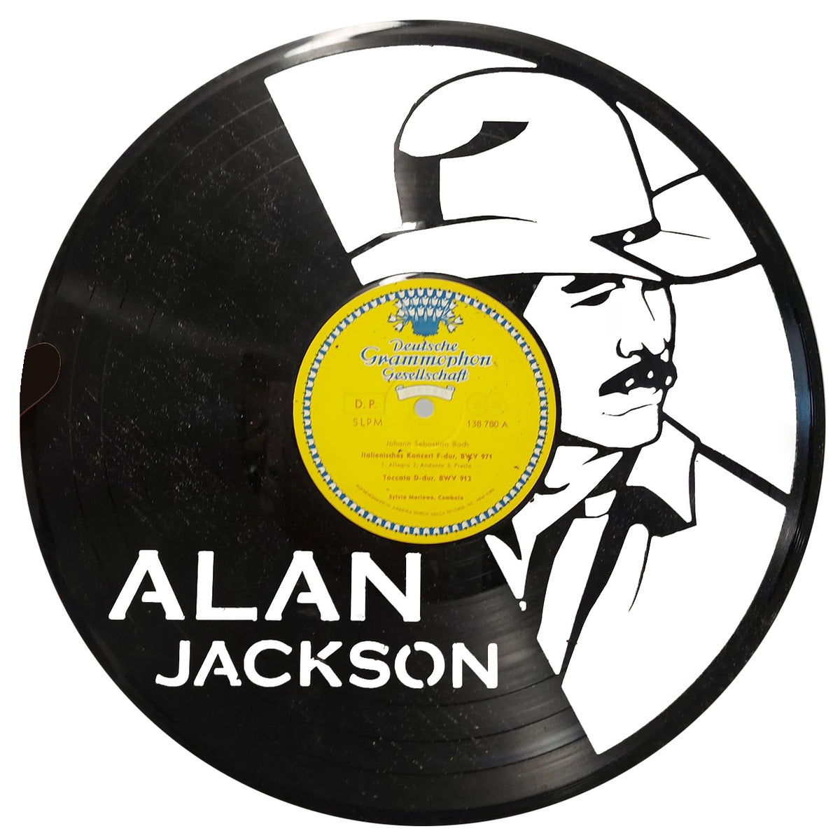Vinyl Record Art - Alan Jackson – BROKEN RECORD