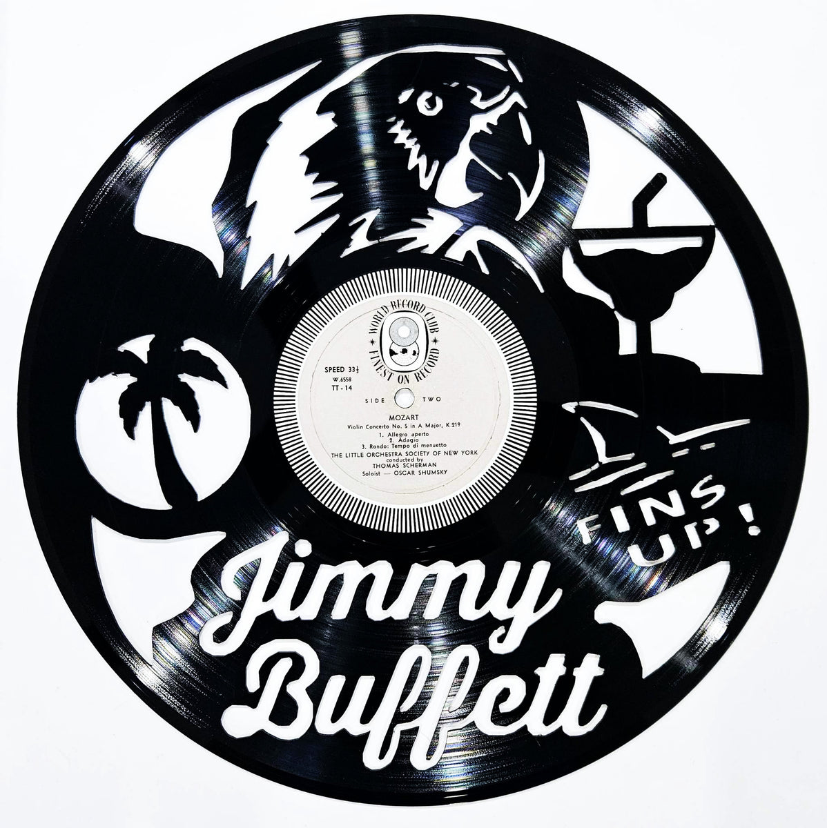Vinyl Record Art - Jimmy Buffett – BROKEN RECORD