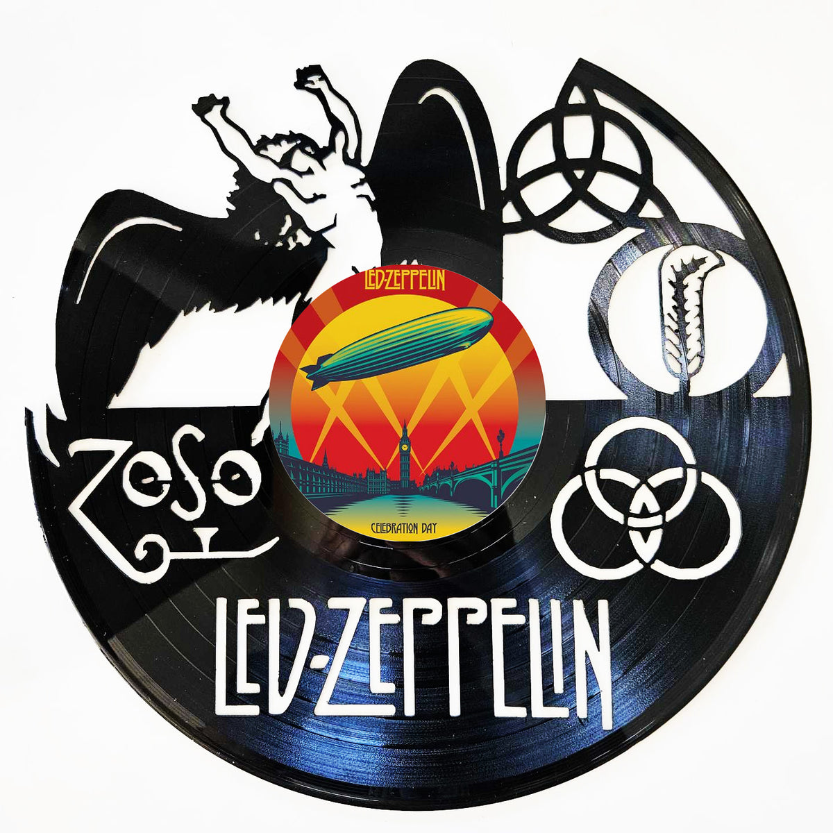 Vinyl Record Art with Sticker - Led Zeppelin – BROKEN RECORD