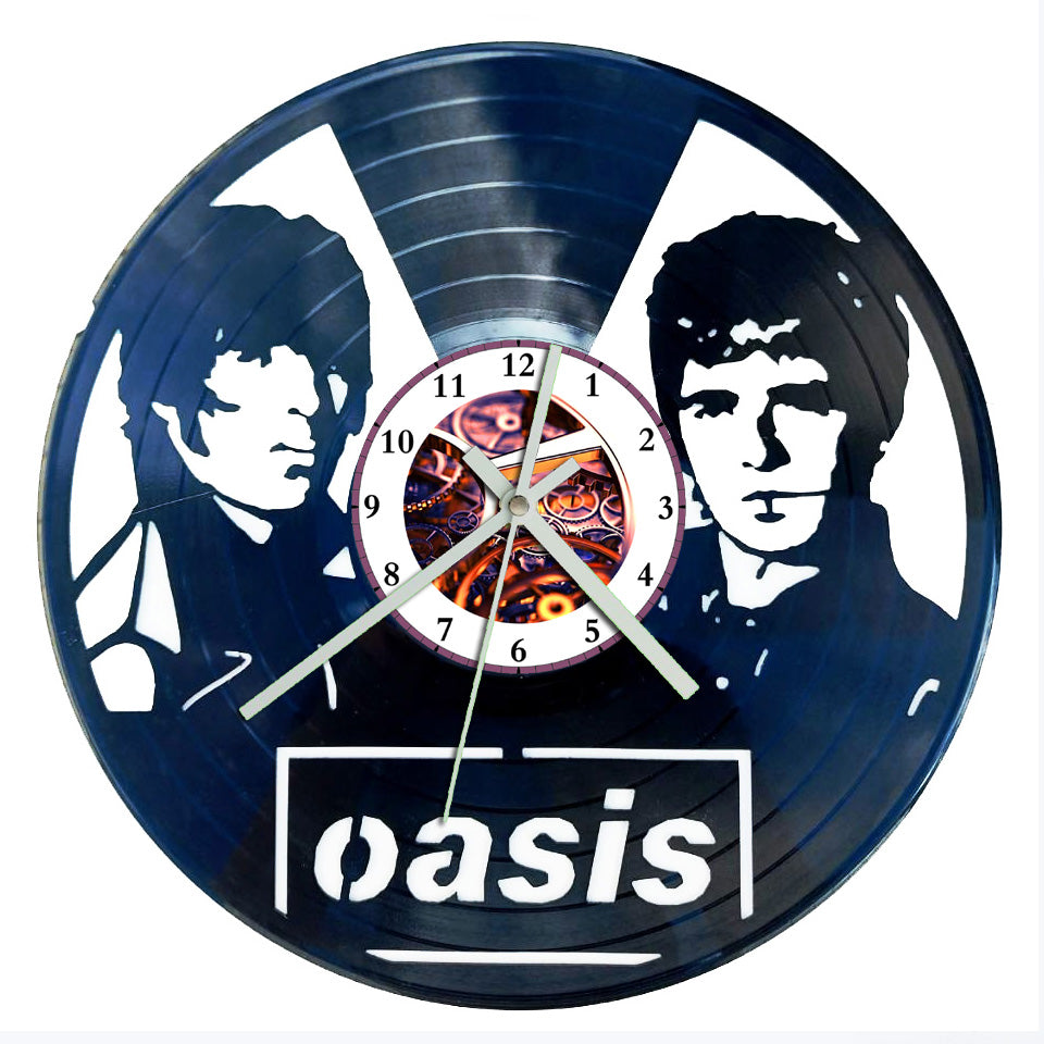Vinyl Record Clock - Oasis – BROKEN RECORD