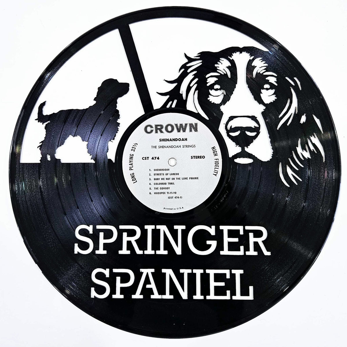 Vinyl Record Art - Springer Spaniel – BROKEN RECORD