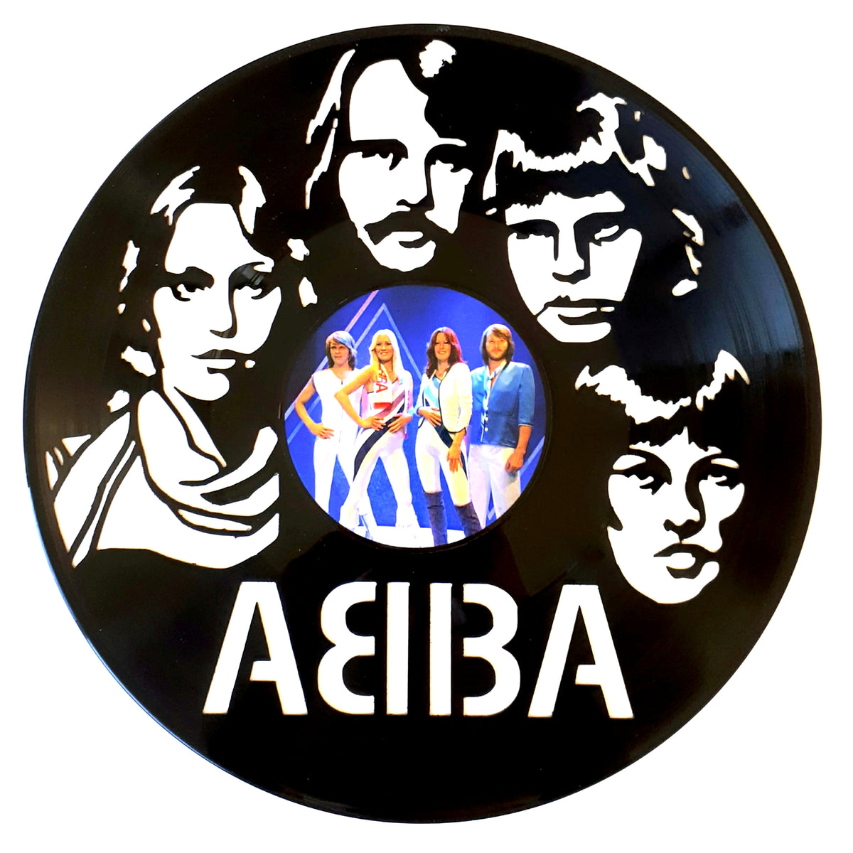 Vinyl Record Art with sticker - ABBA – BROKEN RECORD