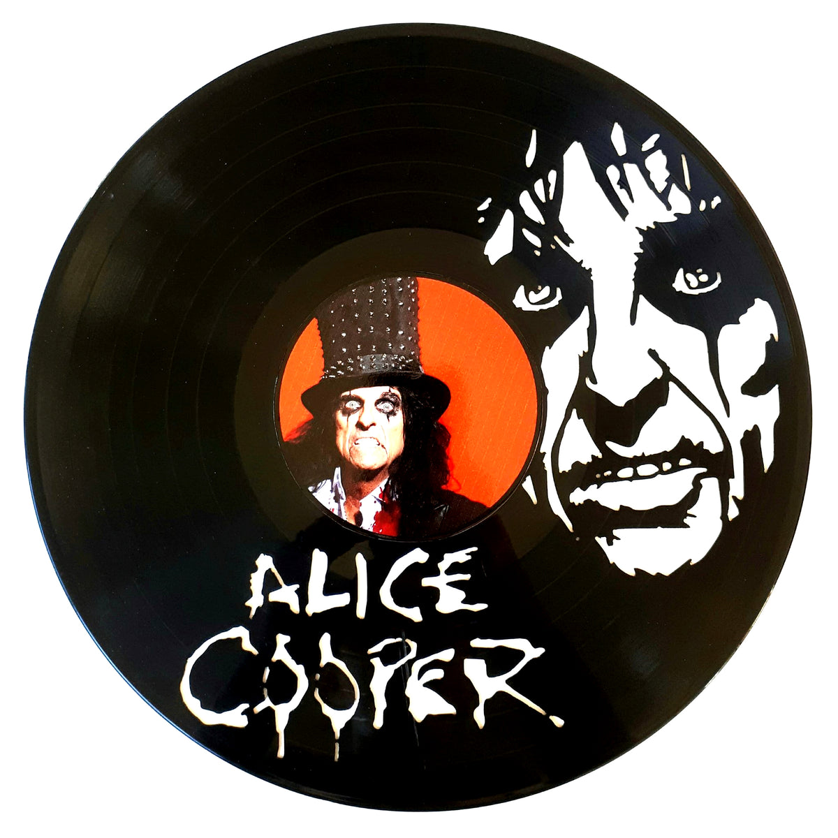Vinyl Record Art with sticker - Alice Cooper – BROKEN RECORD
