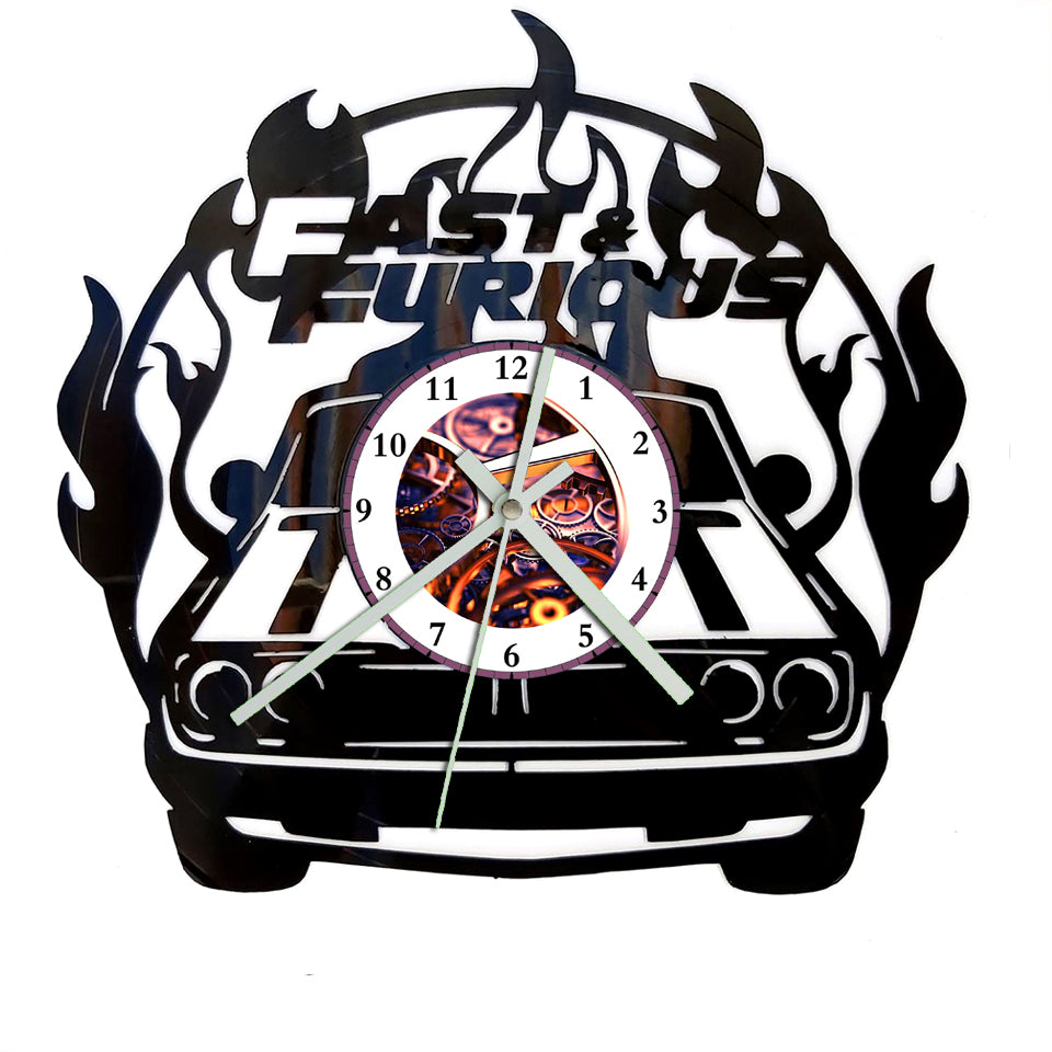 Vinyl Record Clock - Fast and the Furious – BROKEN RECORD