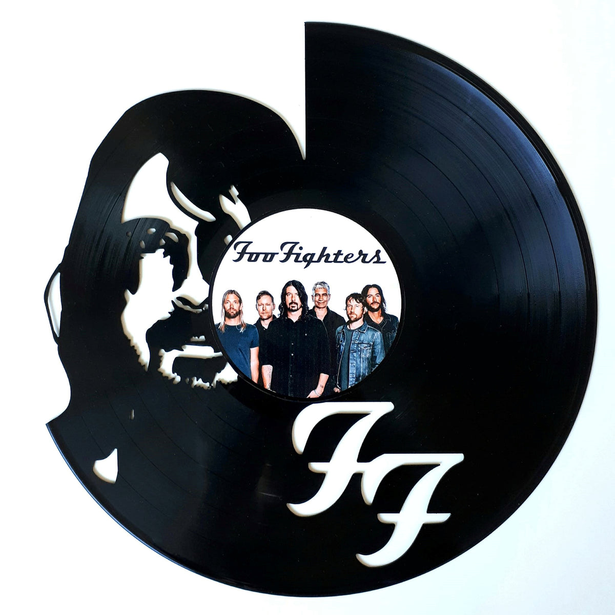 Vinyl Record Art with sticker - Foo Fighters – BROKEN RECORD