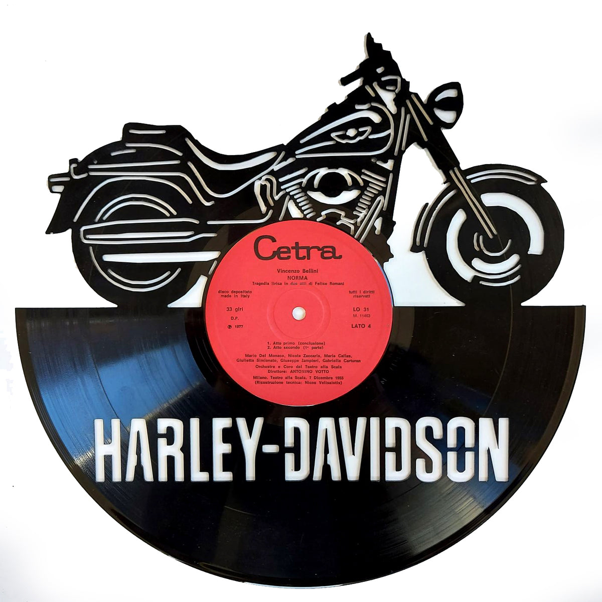 Vinyl Record Art - Harley Davidson Bike – BROKEN RECORD