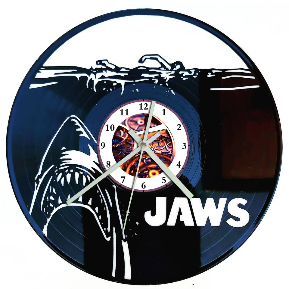 Vinyl Record Clock - Jaws – BROKEN RECORD