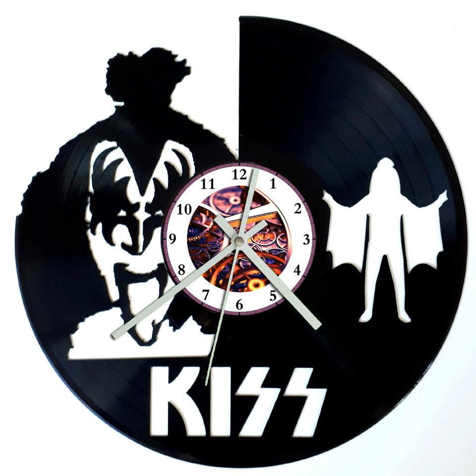 Vinyl Record Clock - Kiss – BROKEN RECORD