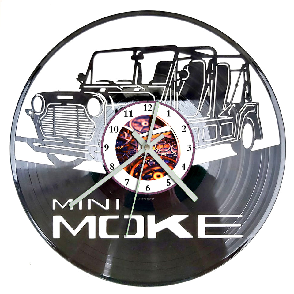Vinyl Record Clock - Mini Moke – BROKEN RECORD