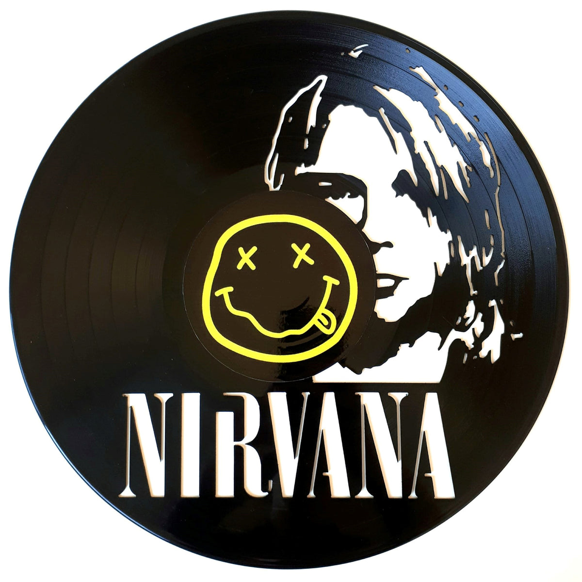 Vinyl Record Art with sticker - Nirvana – BROKEN RECORD