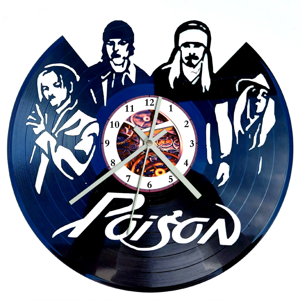 Vinyl Record Clock - Poison – BROKEN RECORD